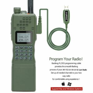 2 Kits 15W Tactial Military Ham Radios VHF UHF + Solar Charger ...