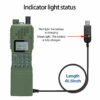 2 Kits 15W Tactial Military Ham Radios VHF UHF + Solar Charger ...