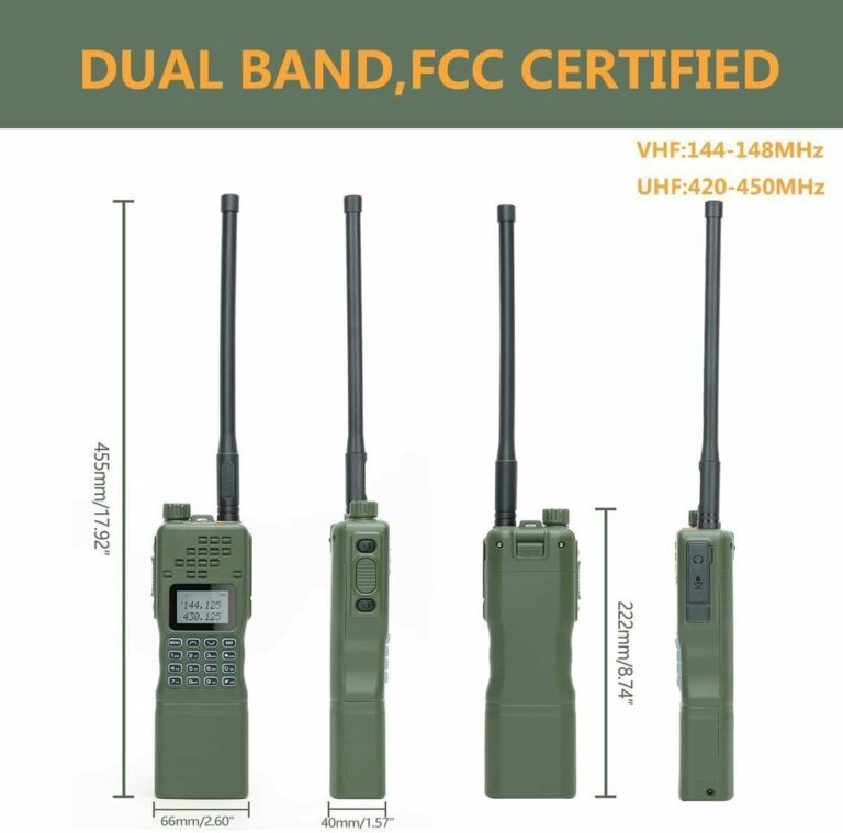 2 Kits 15W Tactial Military Ham Radios VHF UHF + Solar Charger ...