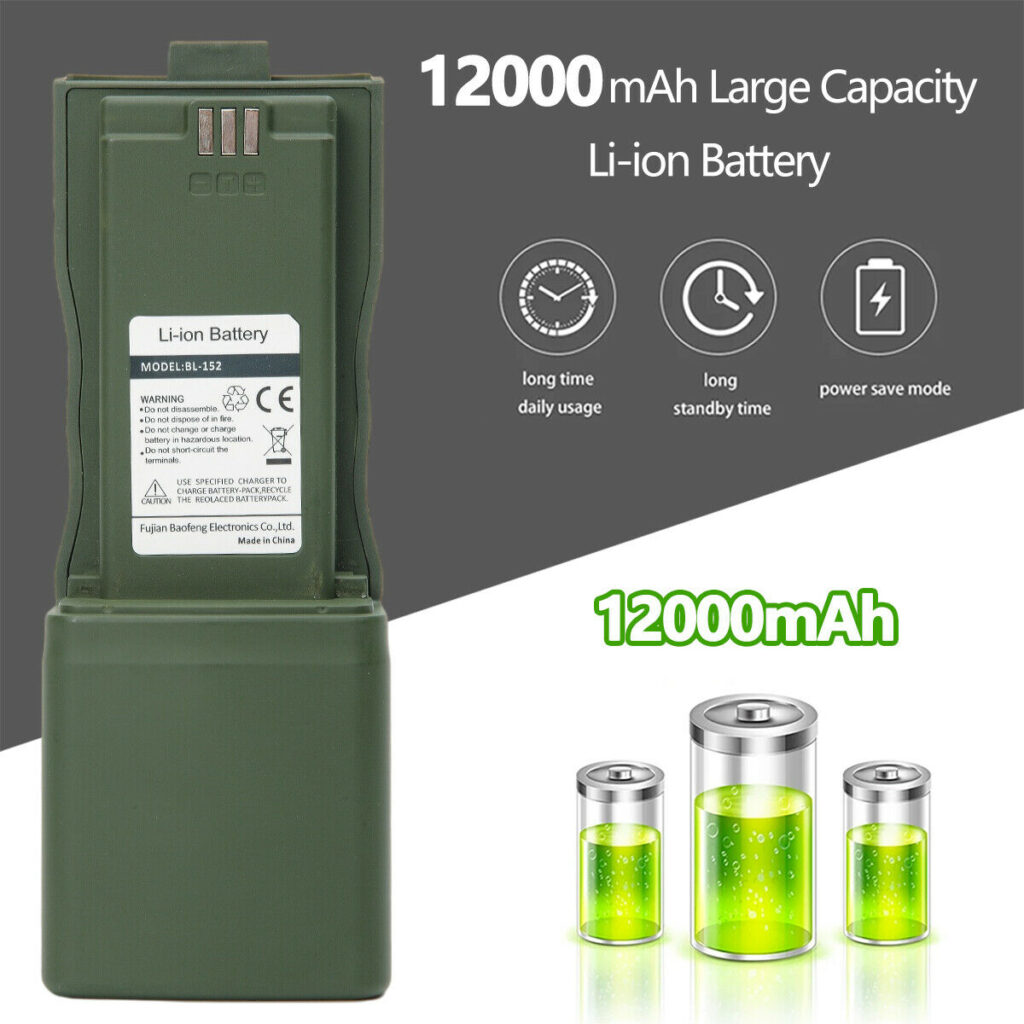 2 Kits 15W Tactial Military Ham Radios VHF UHF + Solar Charger ...